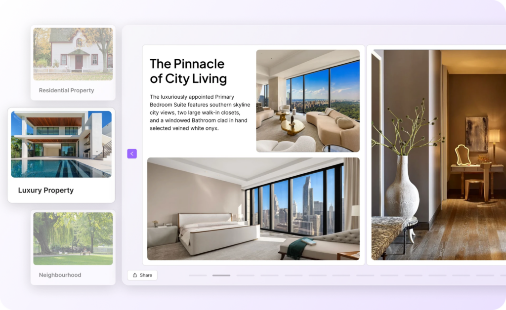 Real Estate Marketing & Interactive Content Platform | Studeo
