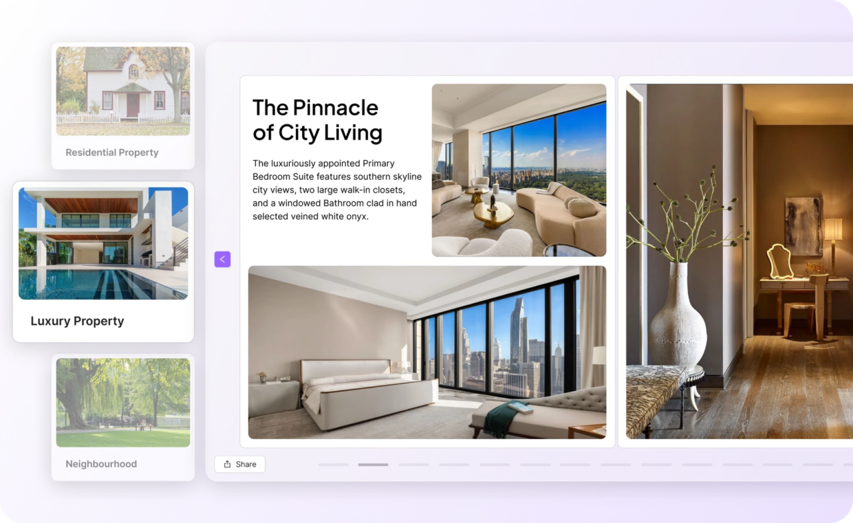 Real Estate Marketing & Interactive Content Platform | Studeo