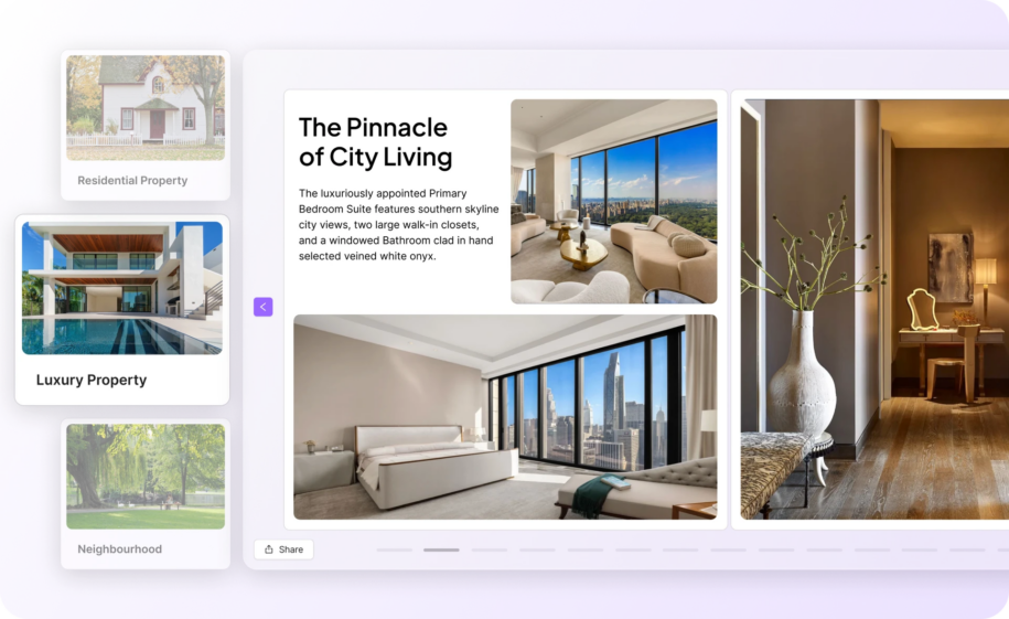 Real Estate Marketing & Interactive Content Platform | Studeo